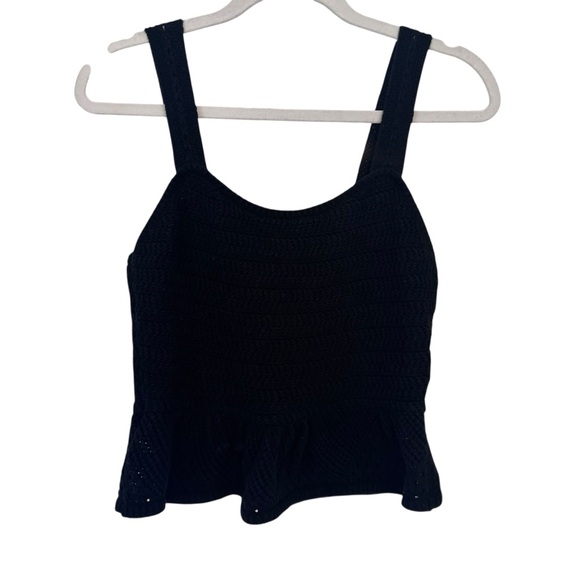 House of Harlow 1960 | Tops | House Of Harlow 96 Black Peplum Knit ...